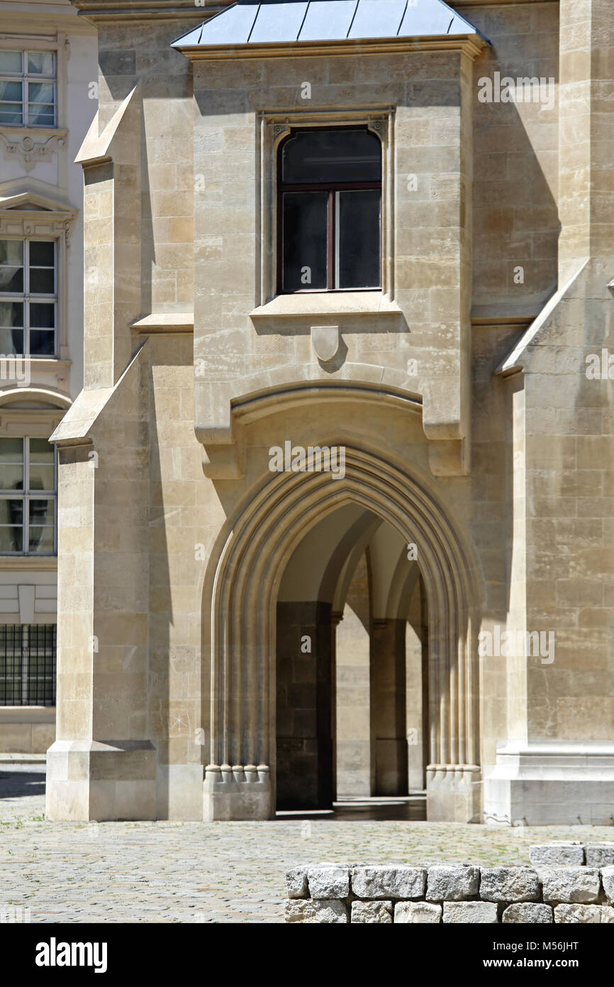 Stone Arch Gate at Chuch in Vienna Stock Photo - Alamy