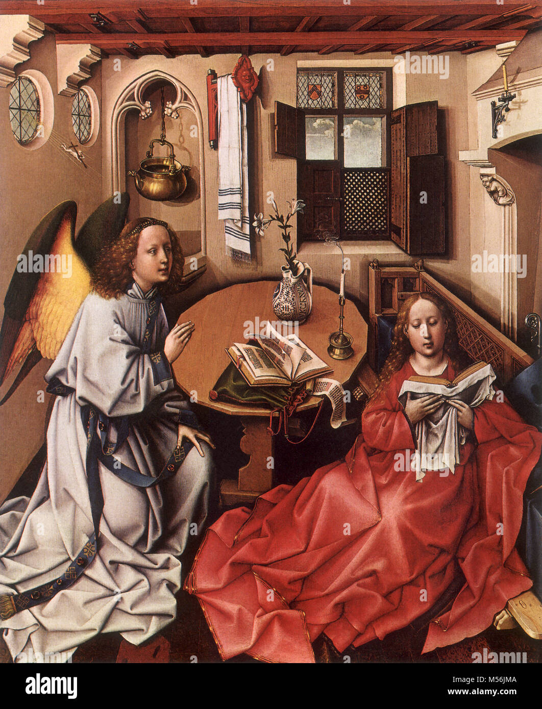 Painting of the annunciation hi-res stock photography and images - Alamy