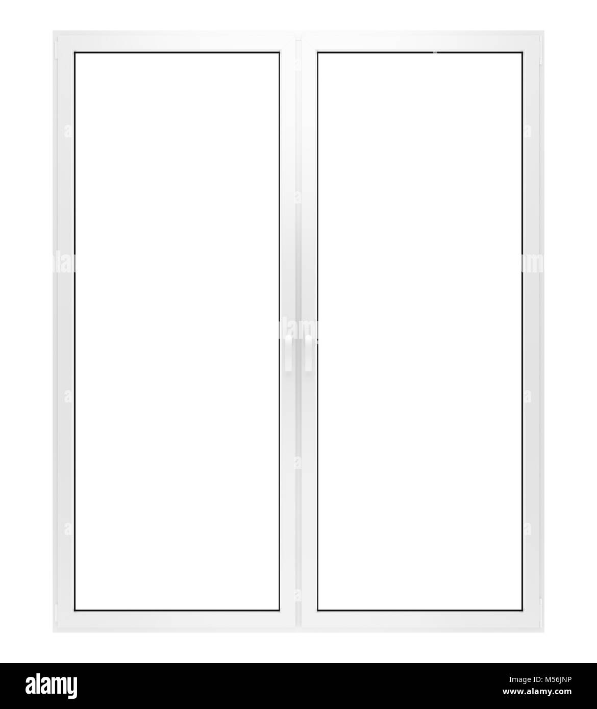 window isolated on white background Stock Photo - Alamy
