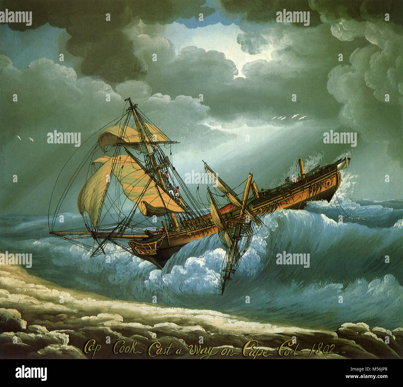 Cap. Cook Cast A Way on Cape Cod Stock Photo - Alamy