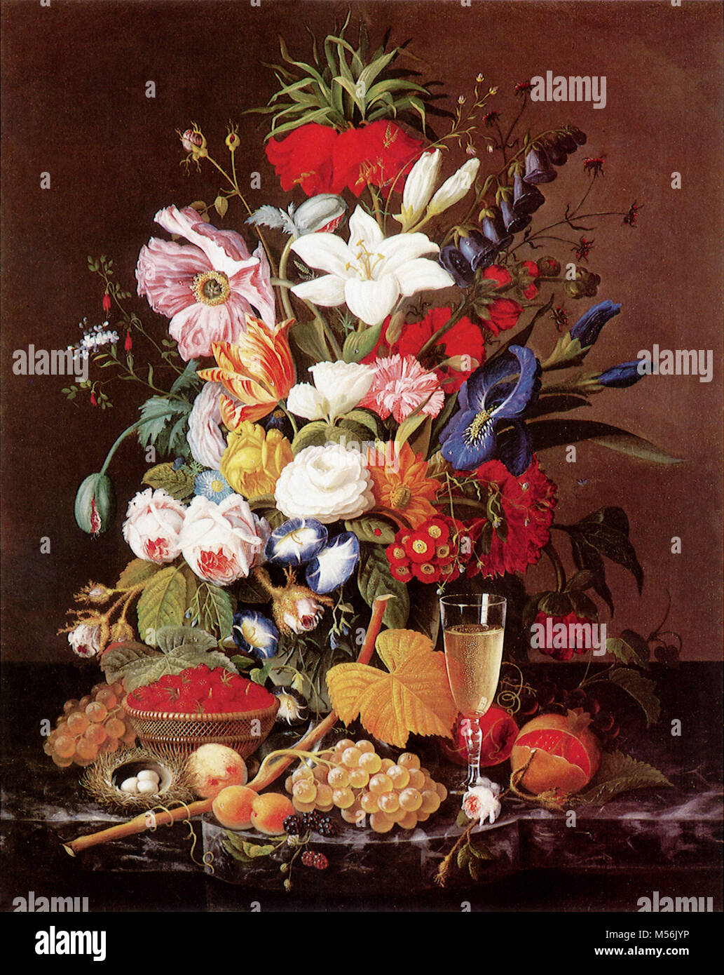 Victorian flower painting hi-res stock photography and images - Alamy