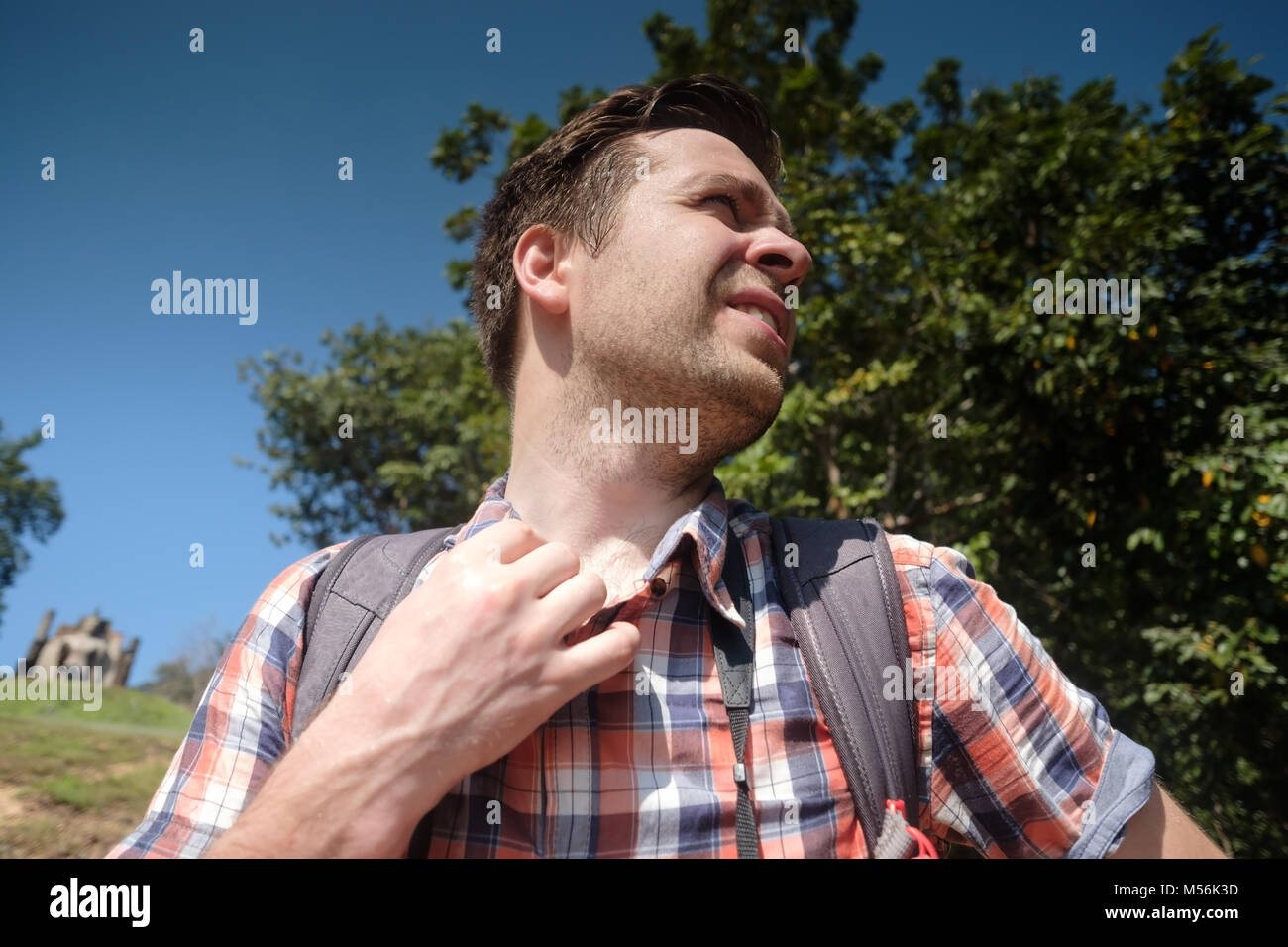 Hot temperature sweating hi-res stock photography and images - Alamy