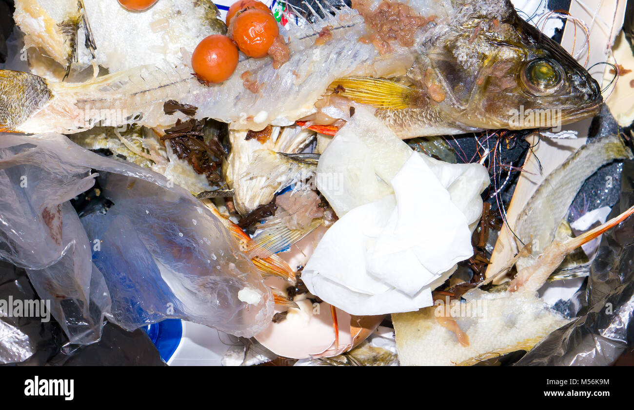 The food garbage texture and objects Stock Photo - Alamy