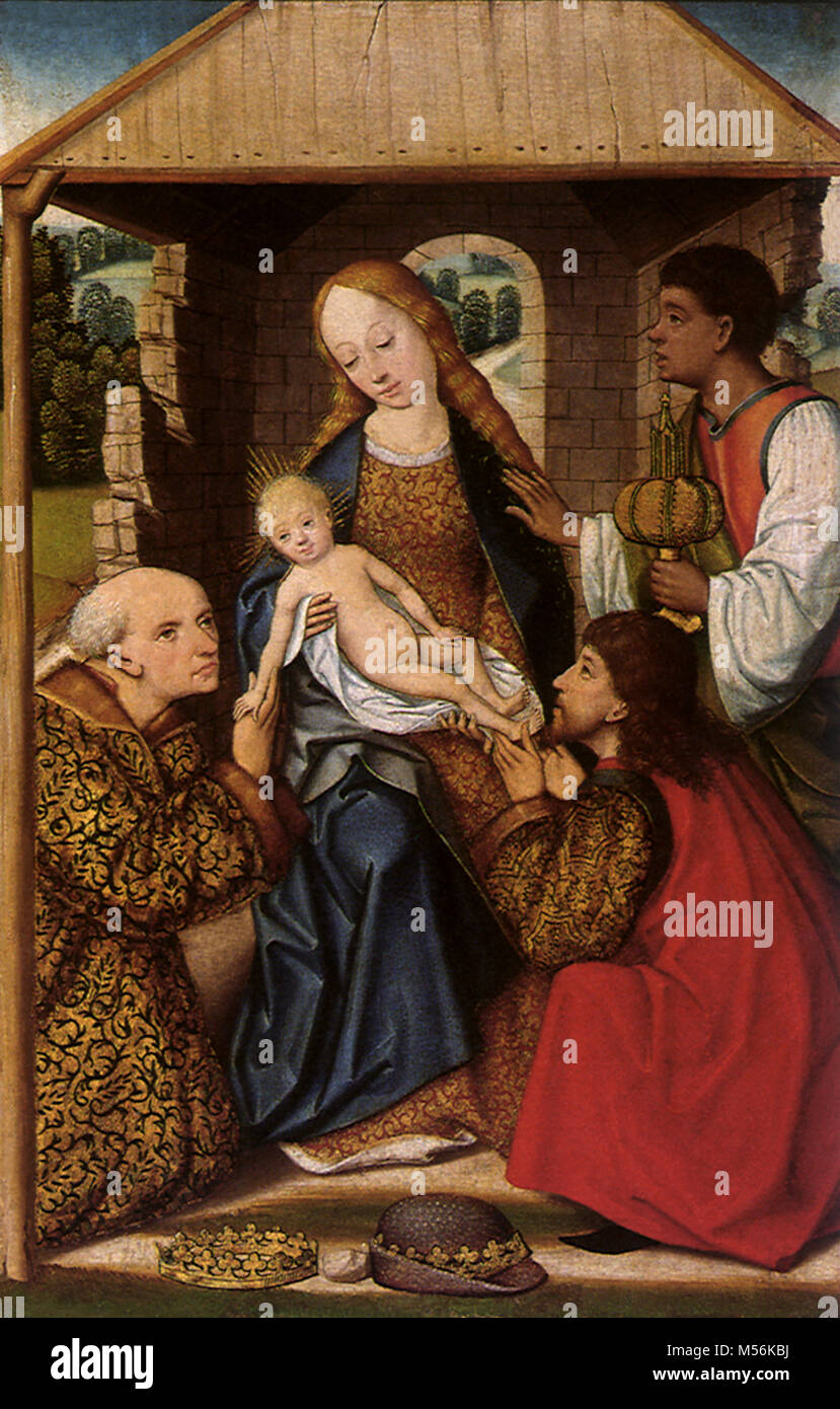 Adoration of the Kings Stock Photo - Alamy