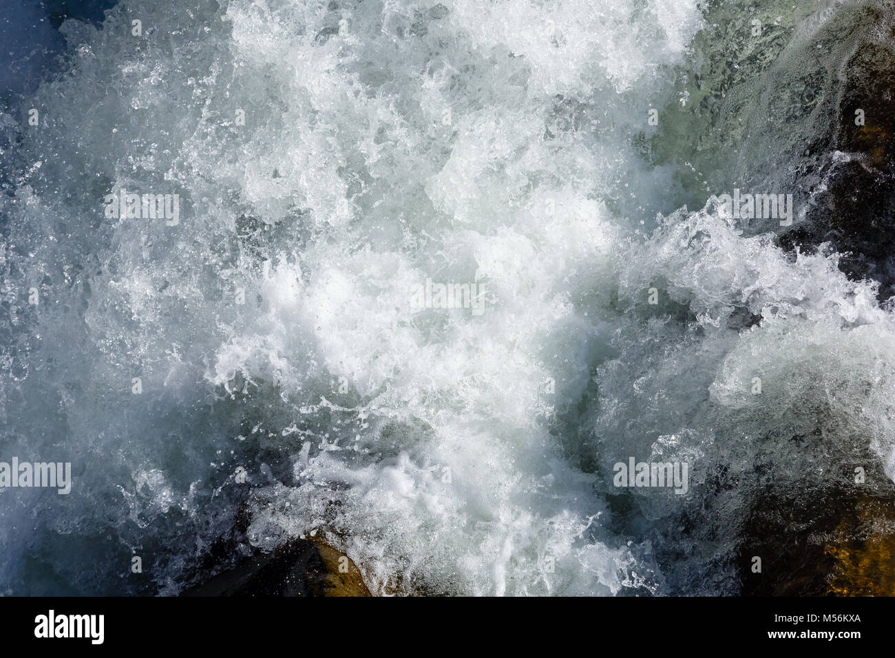Waterfall close-up (nature background Stock Photo - Alamy