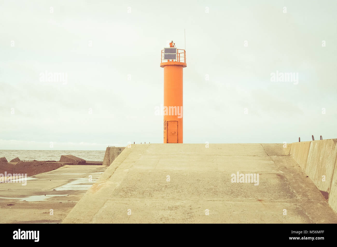 Orange lighthouse hi-res stock photography and images - Alamy