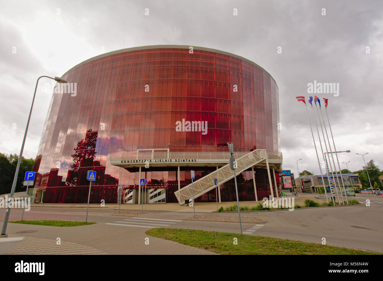 `Great amber` concert building in Liepaja. this building is designed by ...
