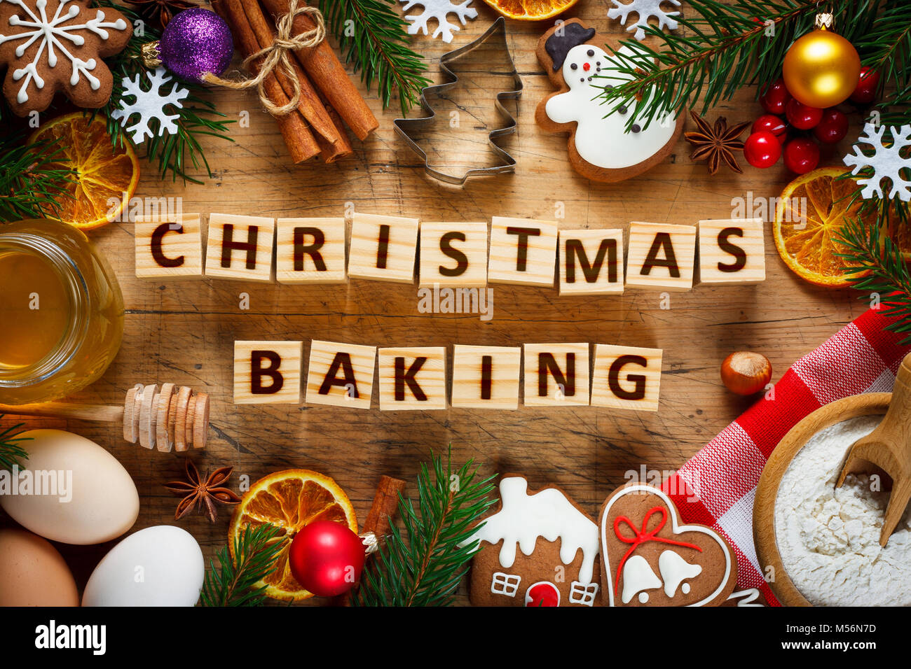 Baking winter ingredients christmas hi-res stock photography and images ...
