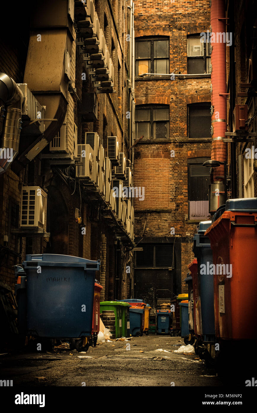 one of the back street in city centre Stock Photo - Alamy