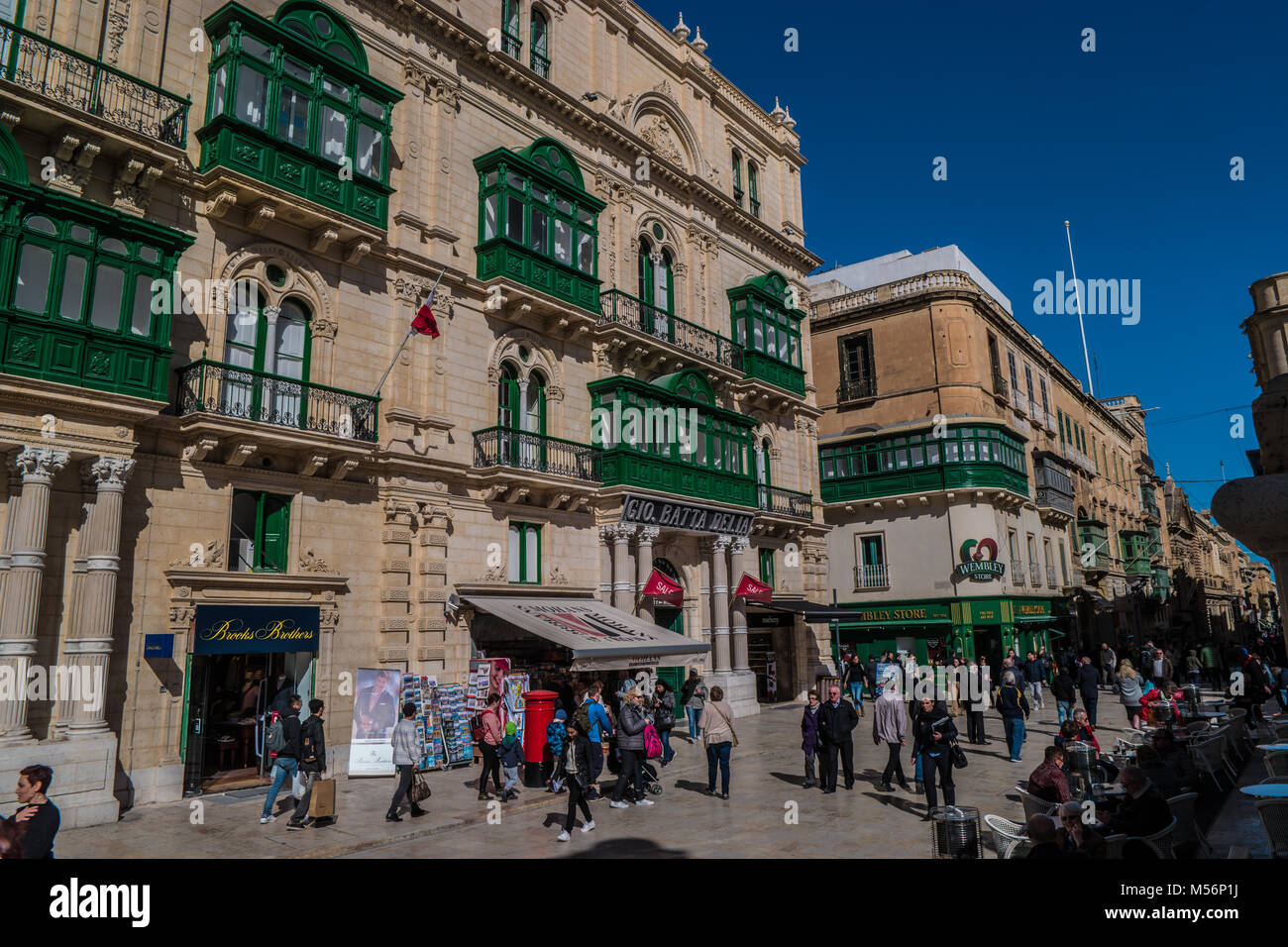 Freedom Square, Valletta, Malta, Europe. 02/12/2018 Stock Photo - Alamy