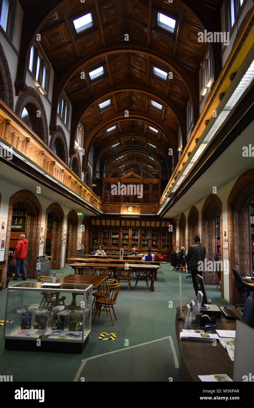 Leeds Art Gallery library Stock Photo - Alamy