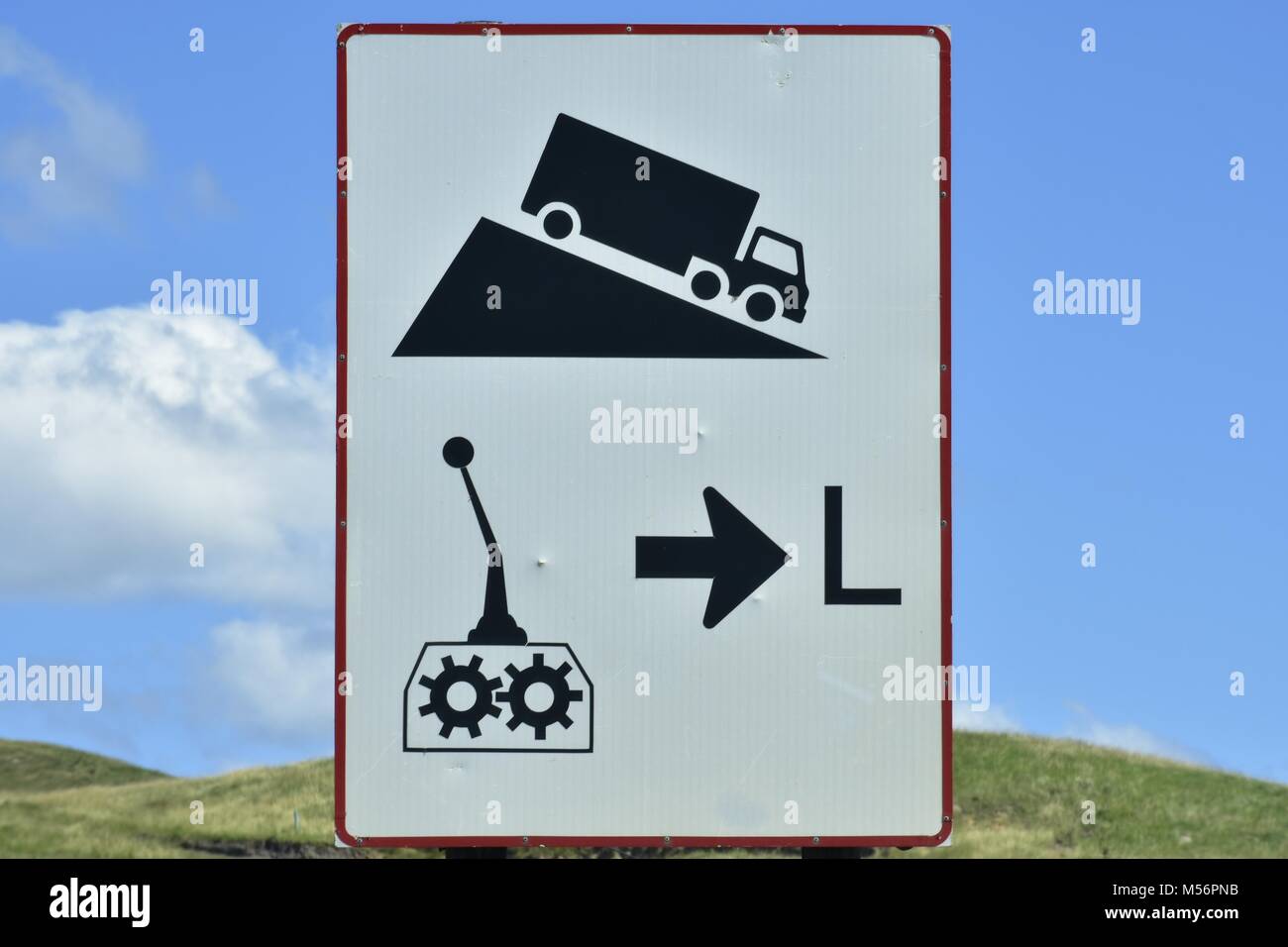 Low Gear Truck Sign High Resolution Stock Photography and Images - Alamy