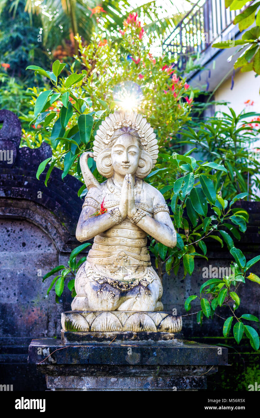 Statue Indonesia, Bali, Ubud, religion, Buddhism. 11/01/2017 08.30 am ...
