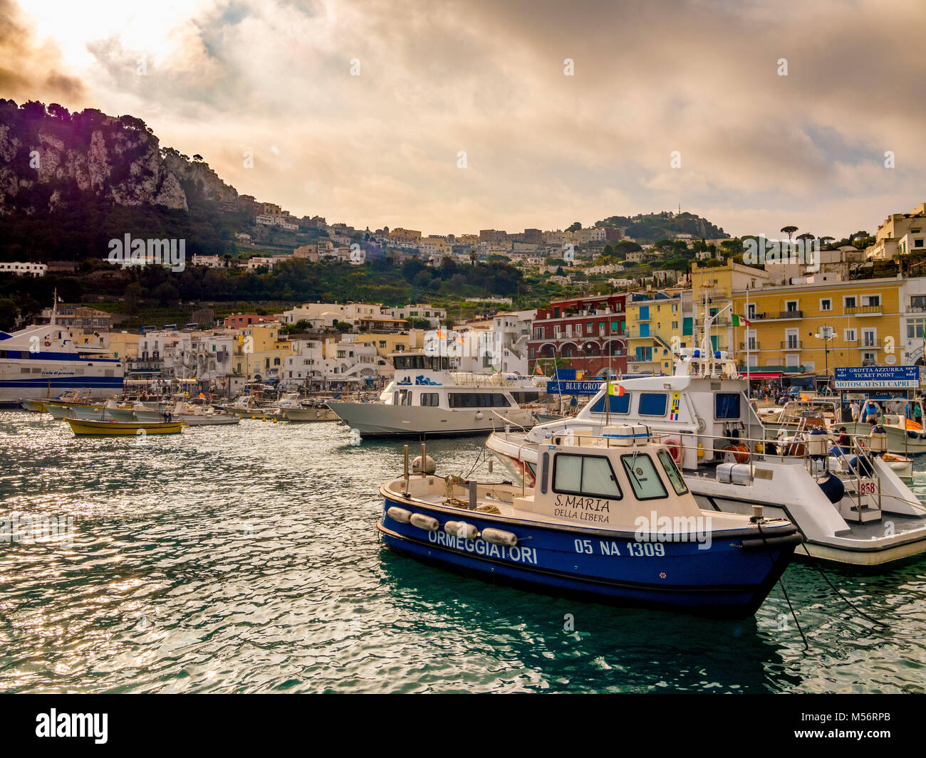 Marina Grande, Capri, Italy Stock Photo - Alamy