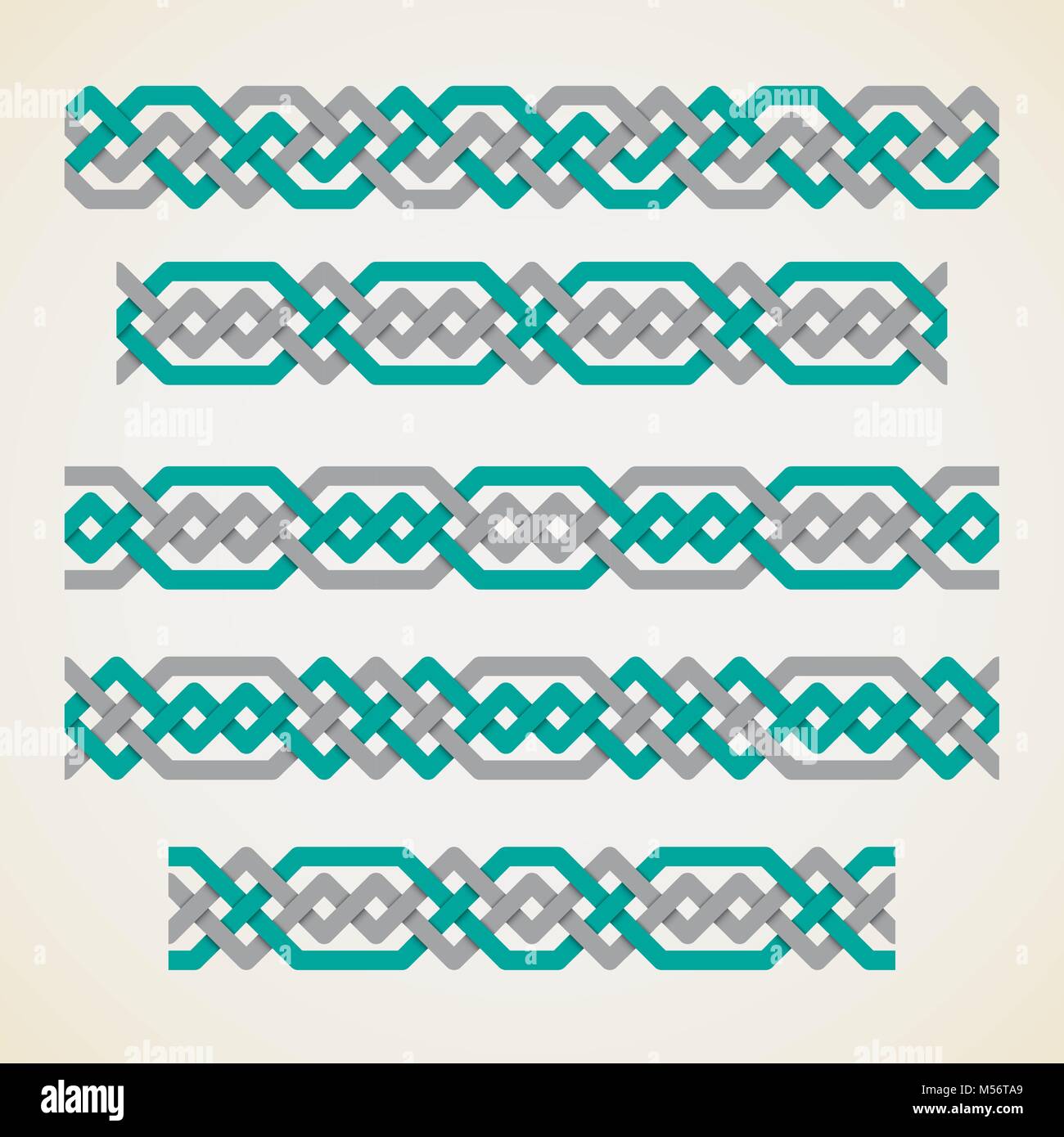 Seamless woven tape. Vector illustration Stock Vector Image & Art - Alamy