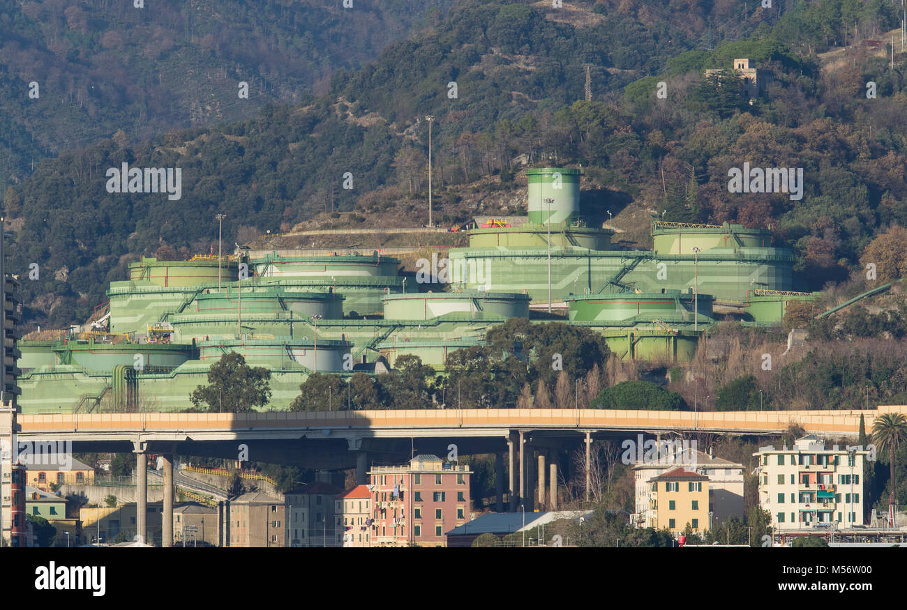 Crude Oil Tank In The Oil Refinery Storage Tanks For High Resolution ...