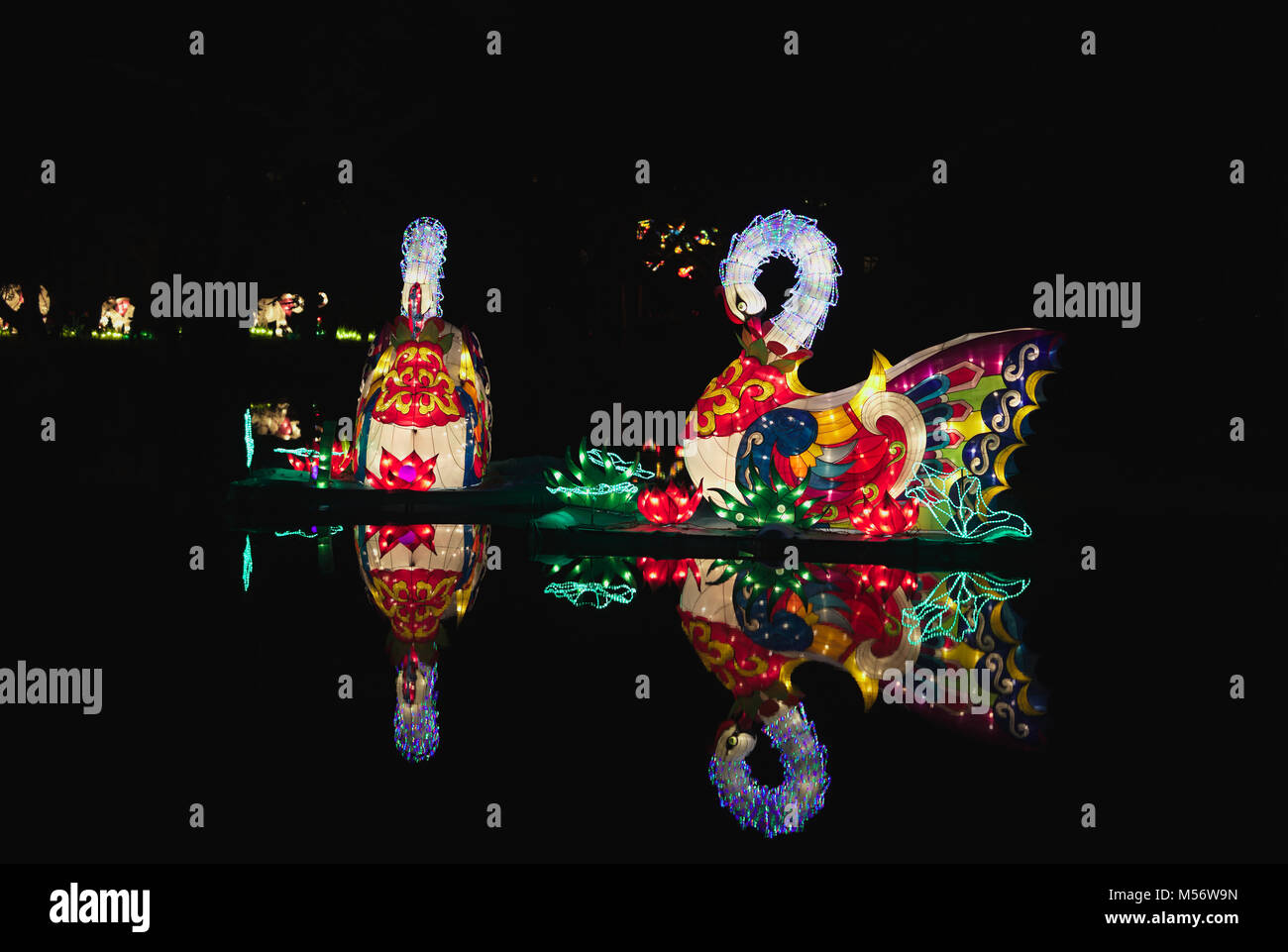 Chinese Light Installation Stock Photo - Alamy