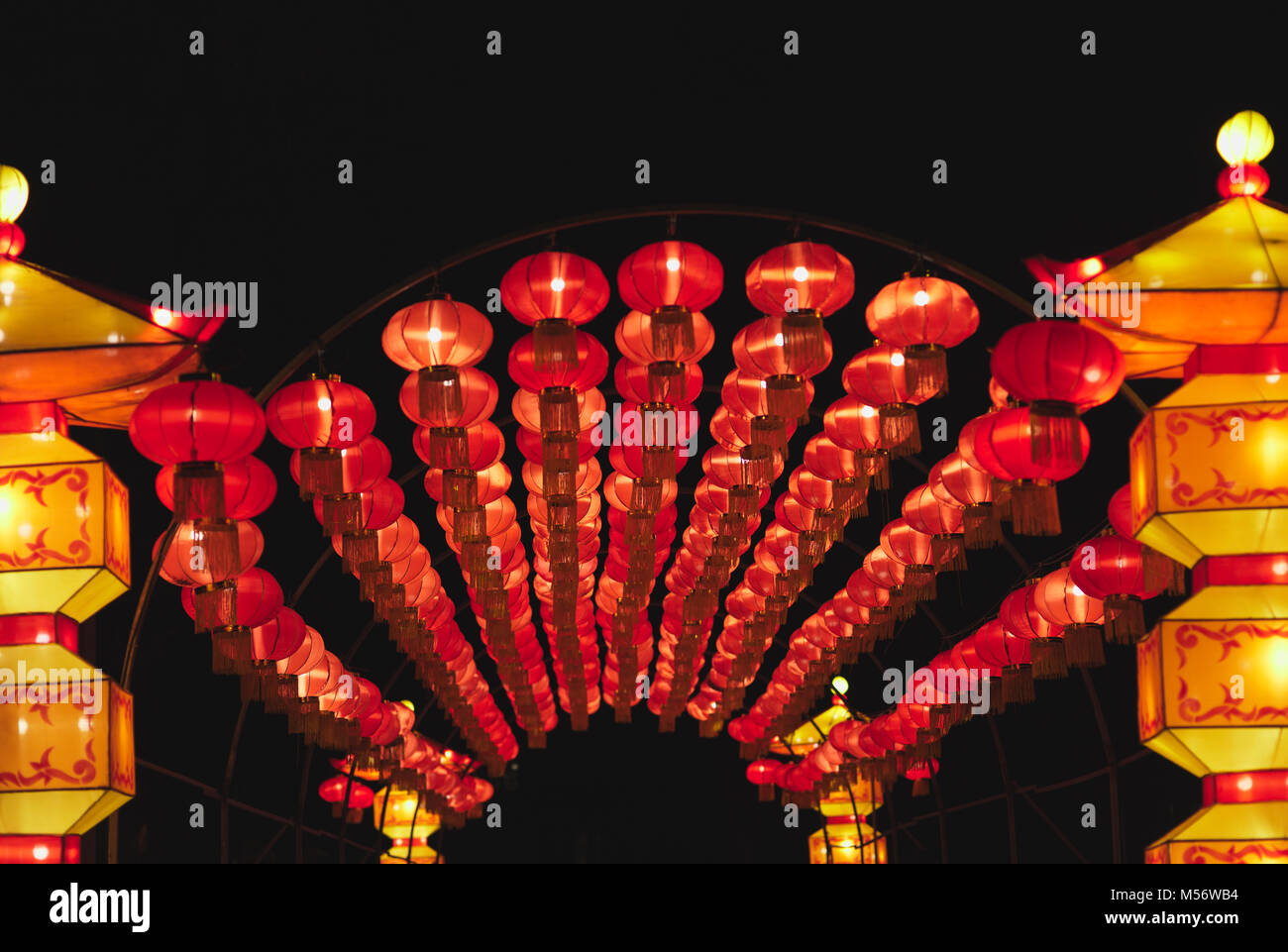 Chinese Light Installation Stock Photo - Alamy