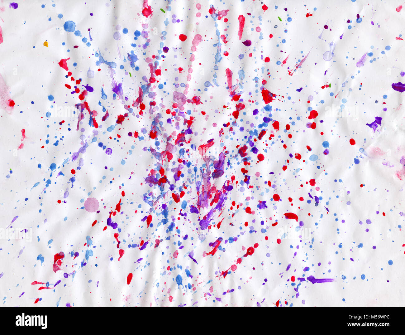 Colourful Layers of Watercolour PAINT PAINTS on paper are different ...