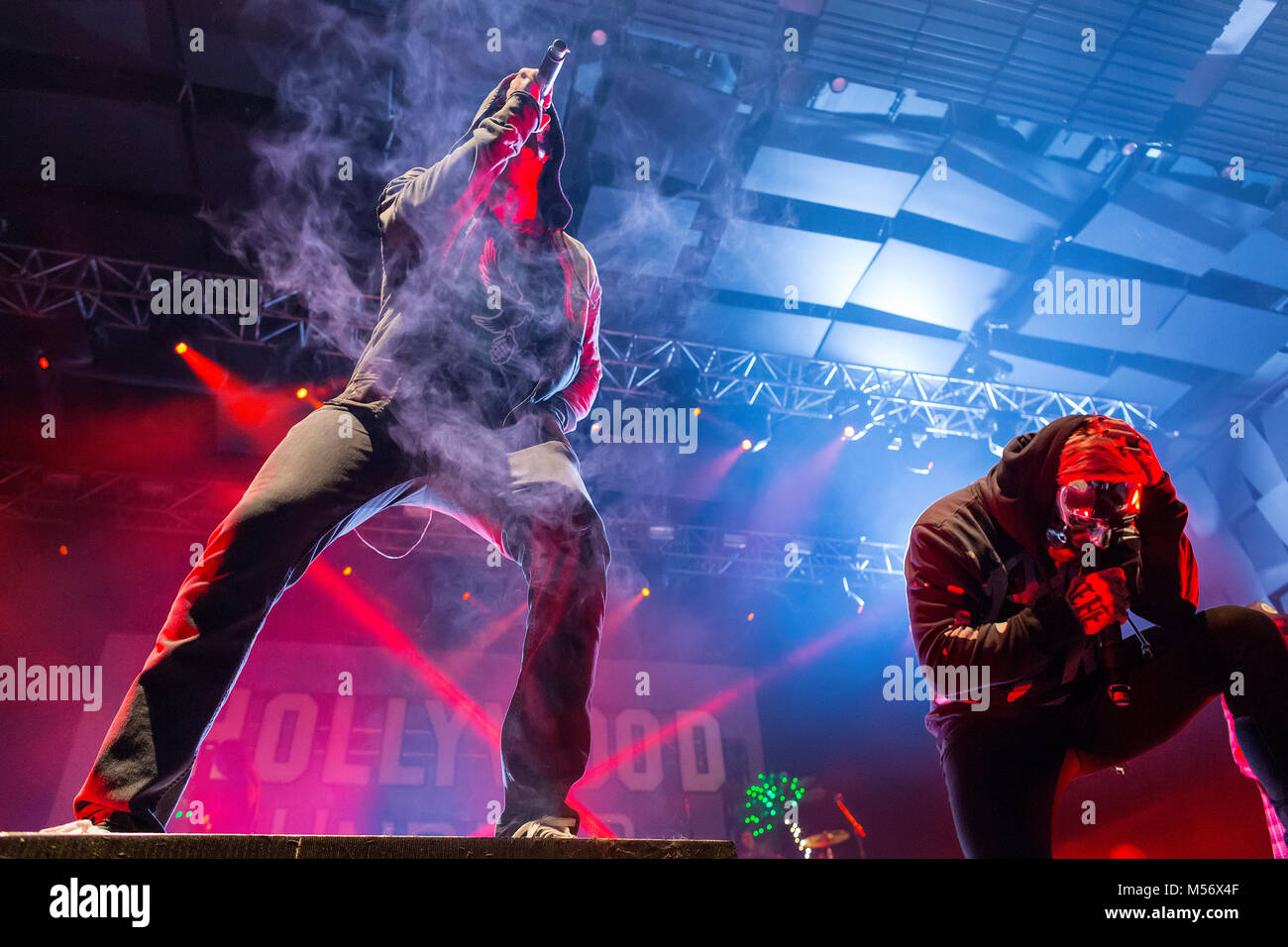 American rap rock band Hollywood Undead Stock Photo - Alamy