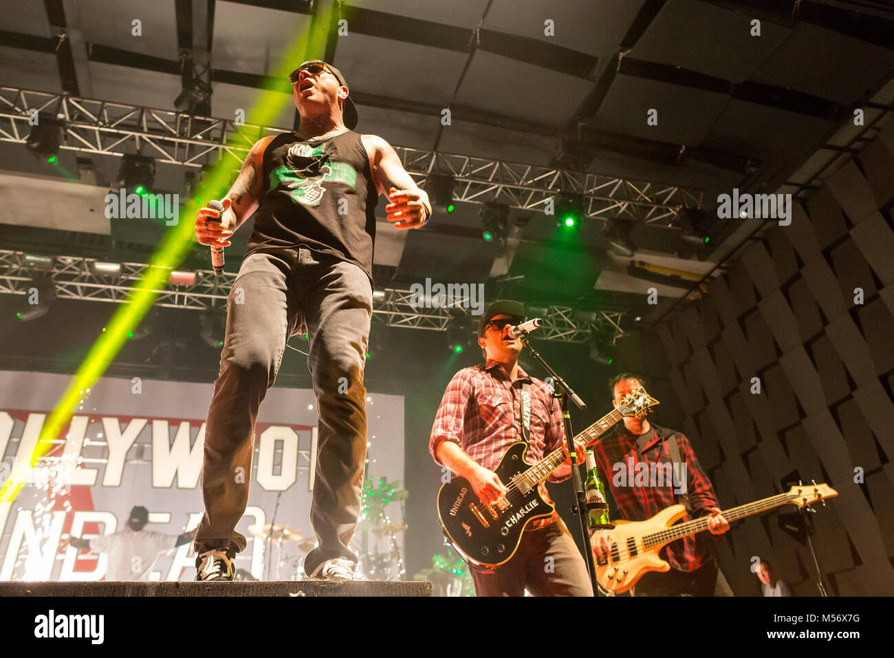 American rap rock band Hollywood Undead Stock Photo - Alamy