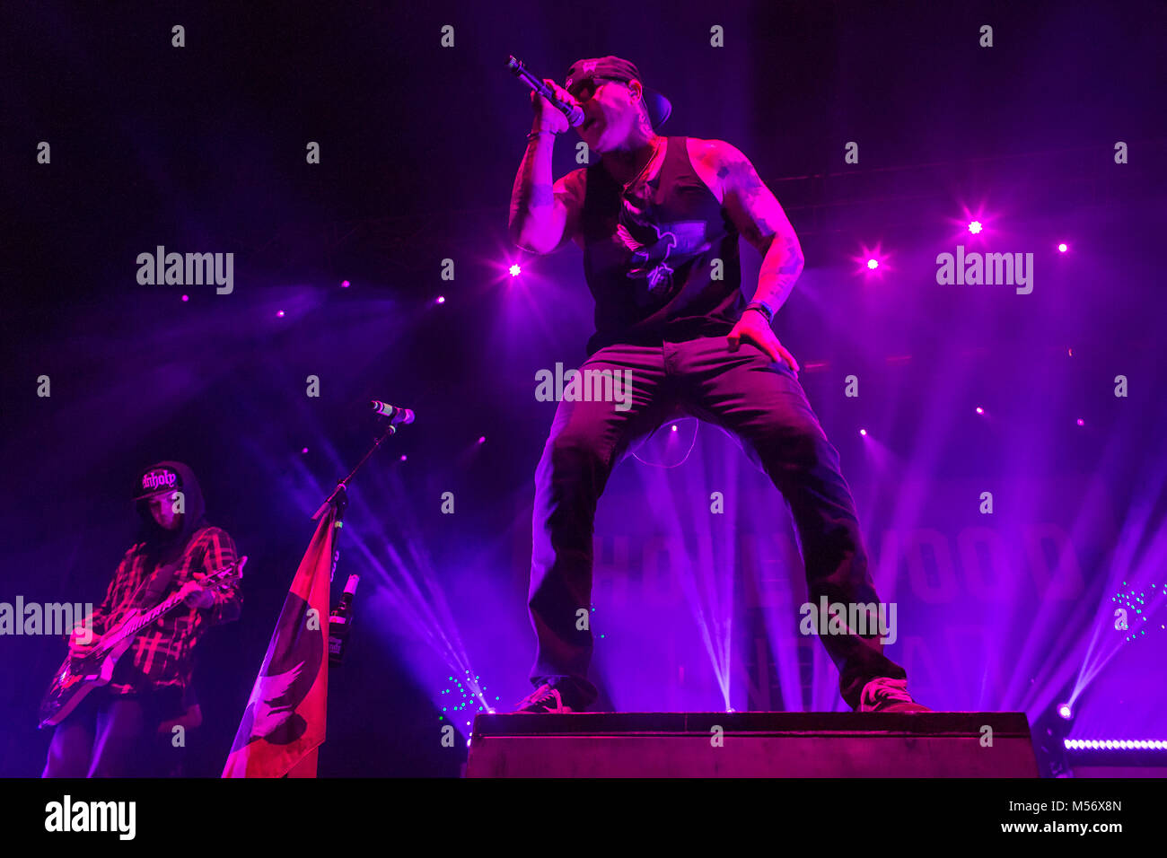 American rap rock band Hollywood Undead Stock Photo - Alamy
