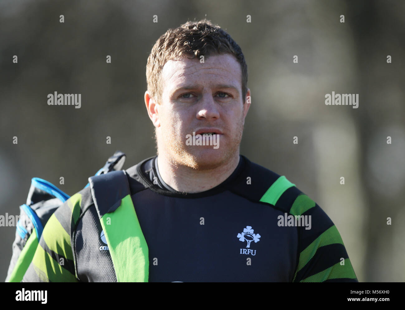 Ireland's Sean Cronin arrives for a training session at Carton House ...