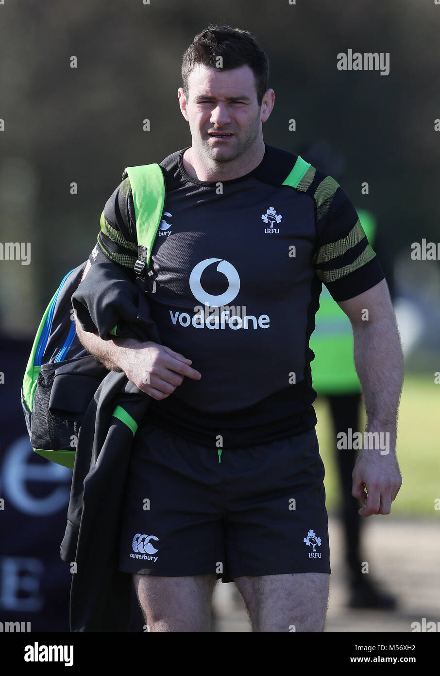 Ireland's Fergus McFadden arrives for a training session at Carton ...