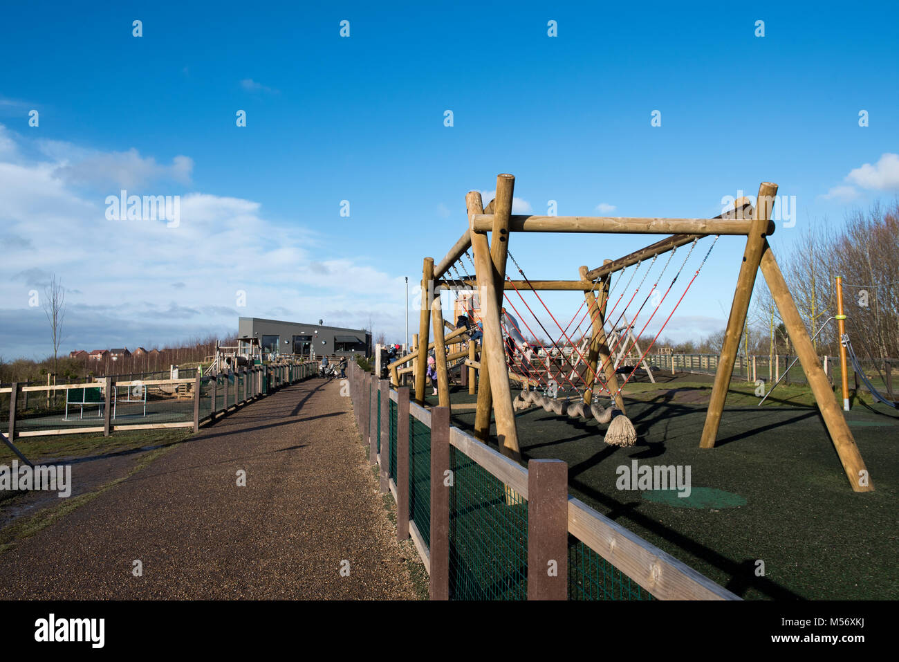 Childrens Playground at Gedling Country Park in Nottingham ...