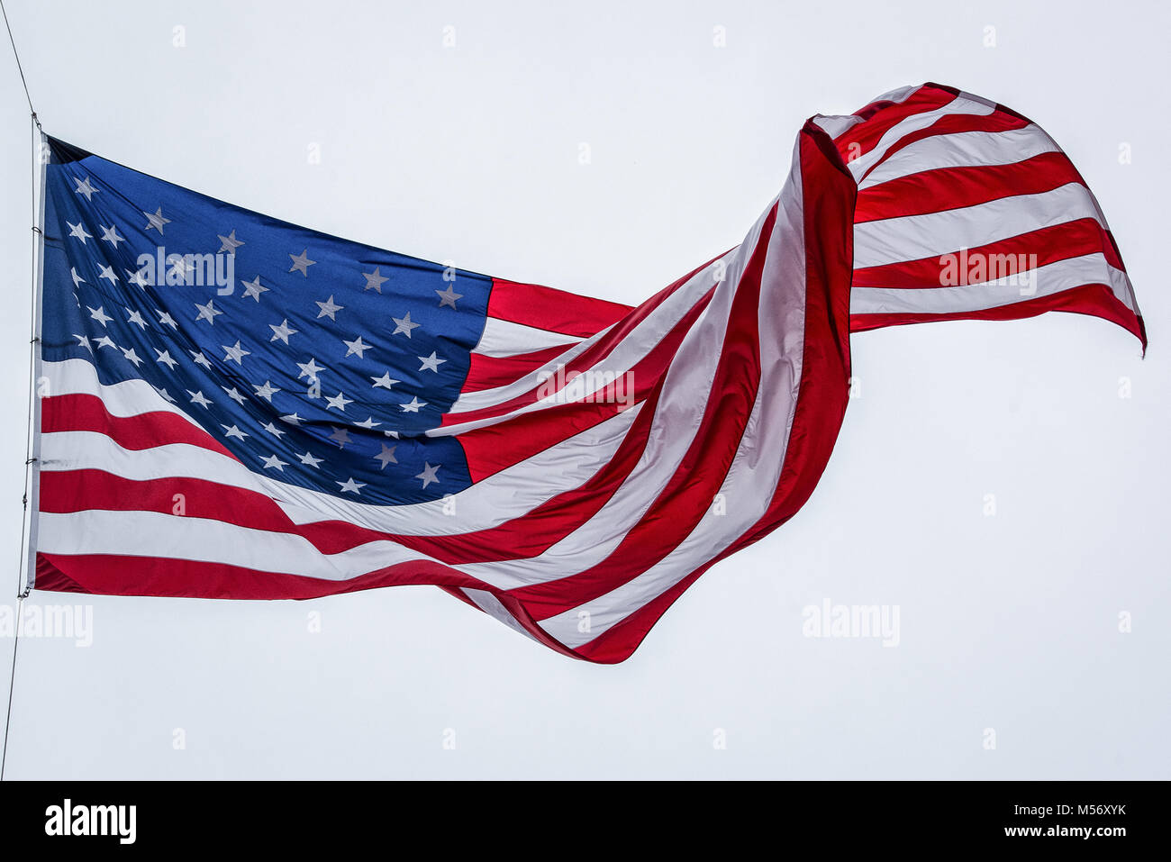Usa waving flag hi-res stock photography and images - Alamy