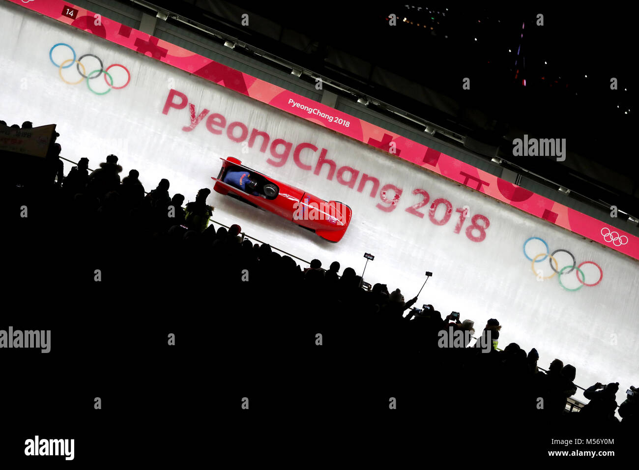 Romania's Maria Adela Constantin (pilot) and Andreea Grecu in action in ...