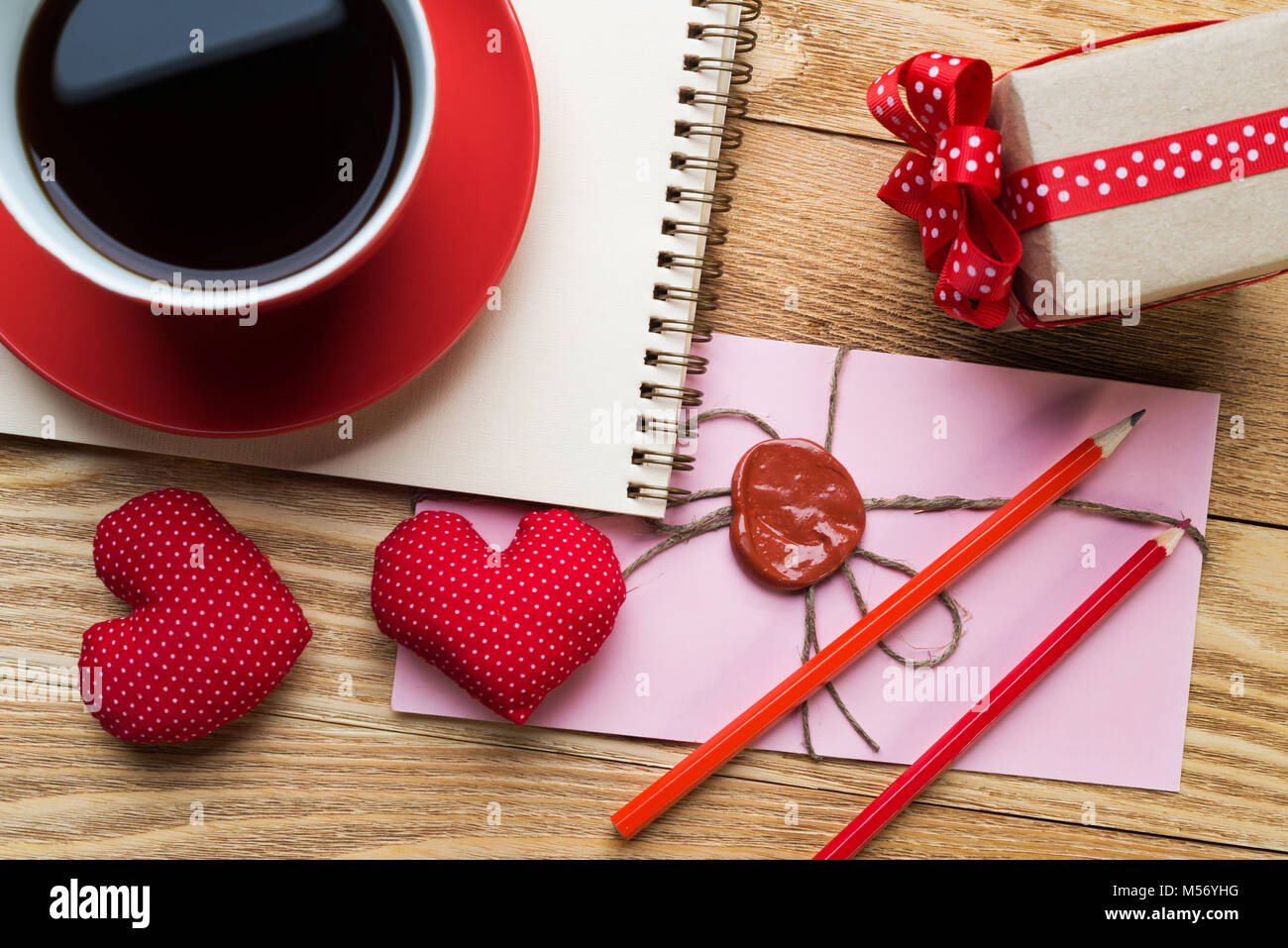 Writing love confession Stock Photo - Alamy