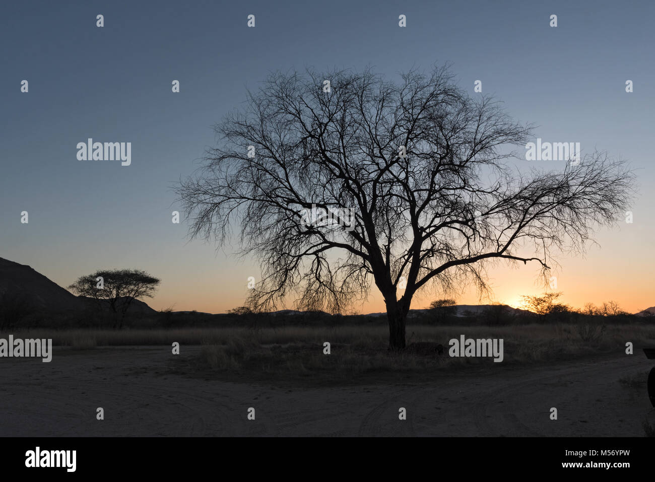 A beautiful african sunset in namibia hi-res stock photography and ...