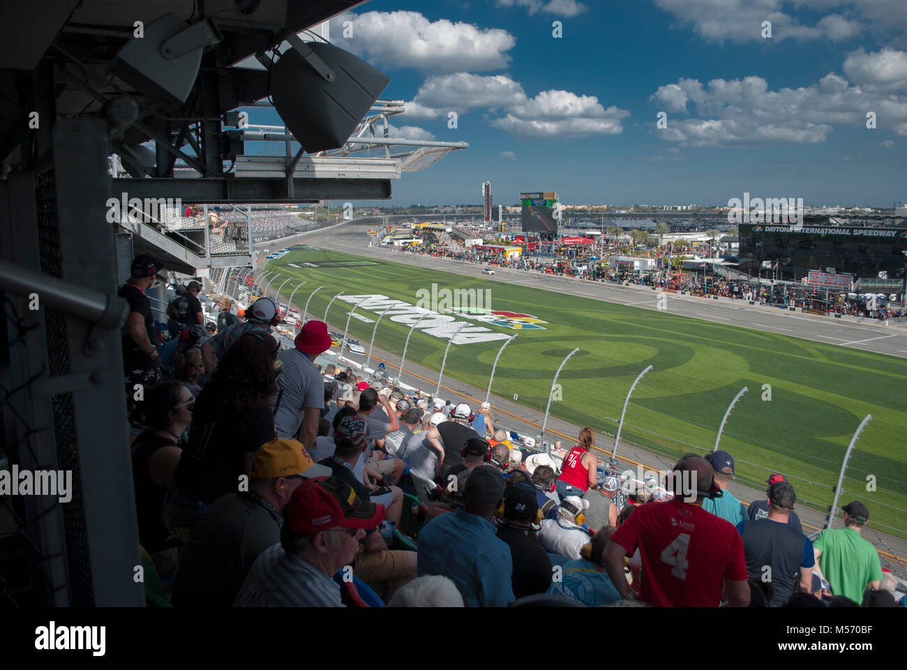 Racing car and funs close up hi-res stock photography and images - Alamy