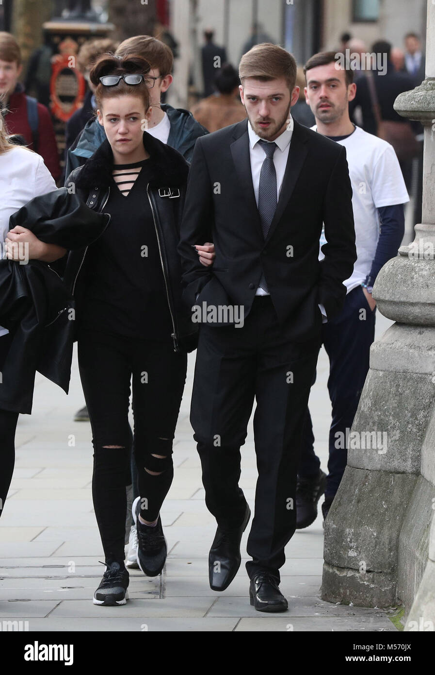 Tom Evans and Kate James, the parents of 21-month-old Alfie Evans ...