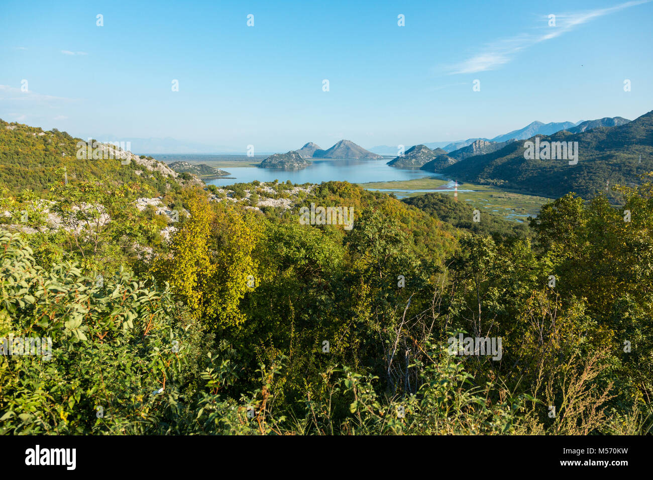 View on Rijeka Crnojevica river in Lake Skadar National Park, Montenegro Stock Photo - Alamy