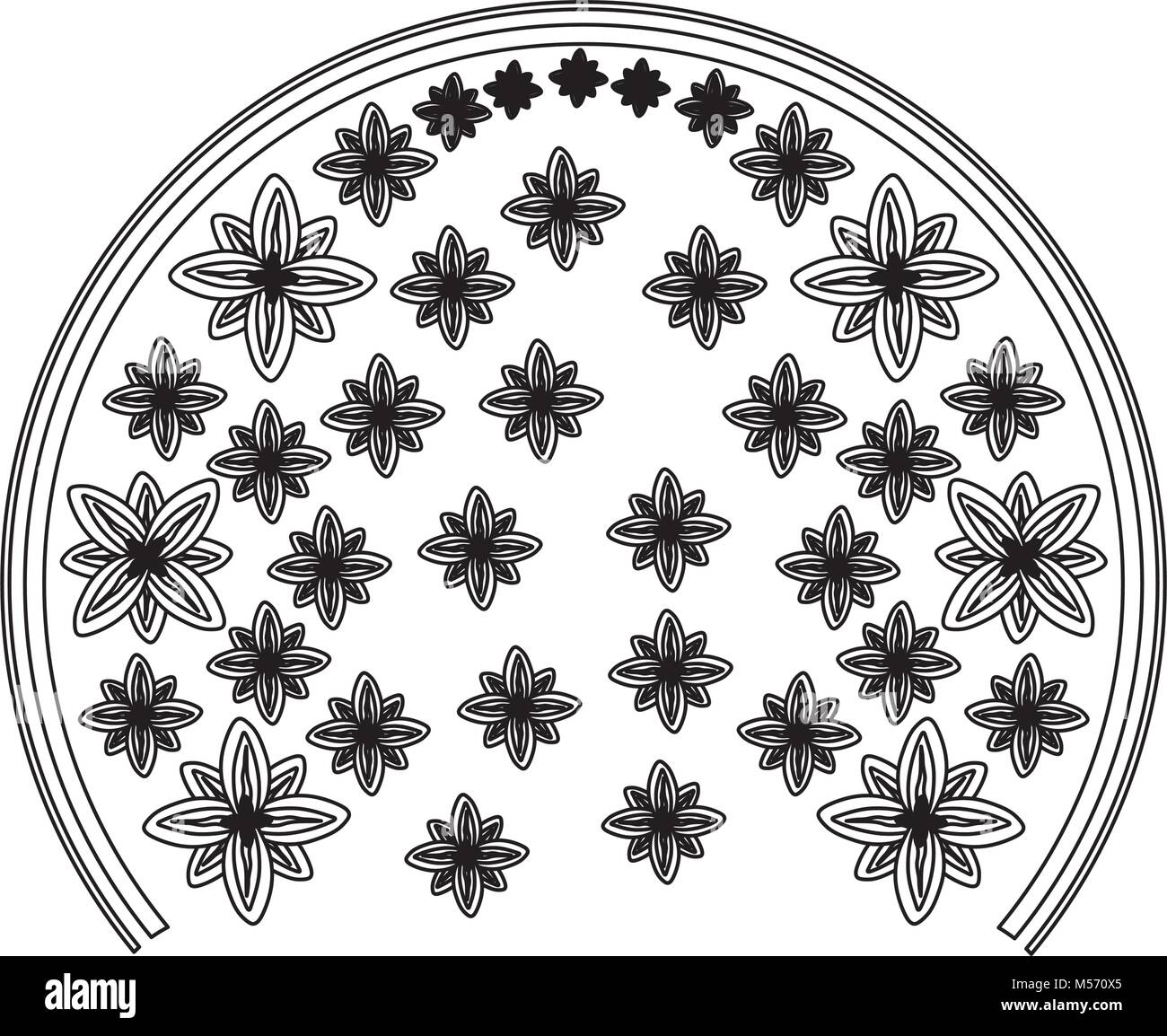 floral vector illustration Stock Vector Image & Art - Alamy