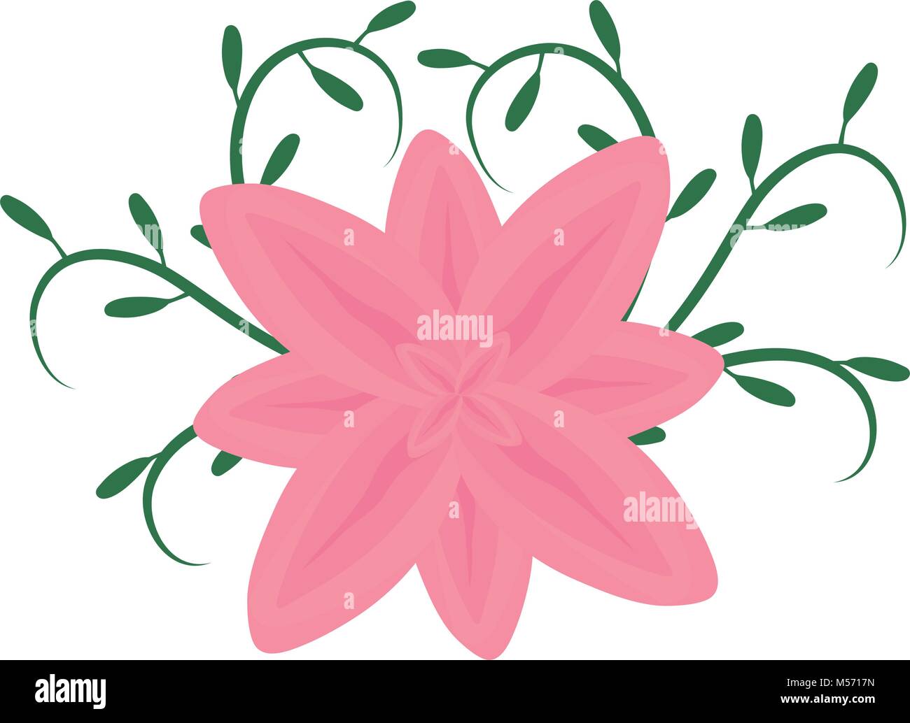 floral vector illustration Stock Vector Image & Art - Alamy