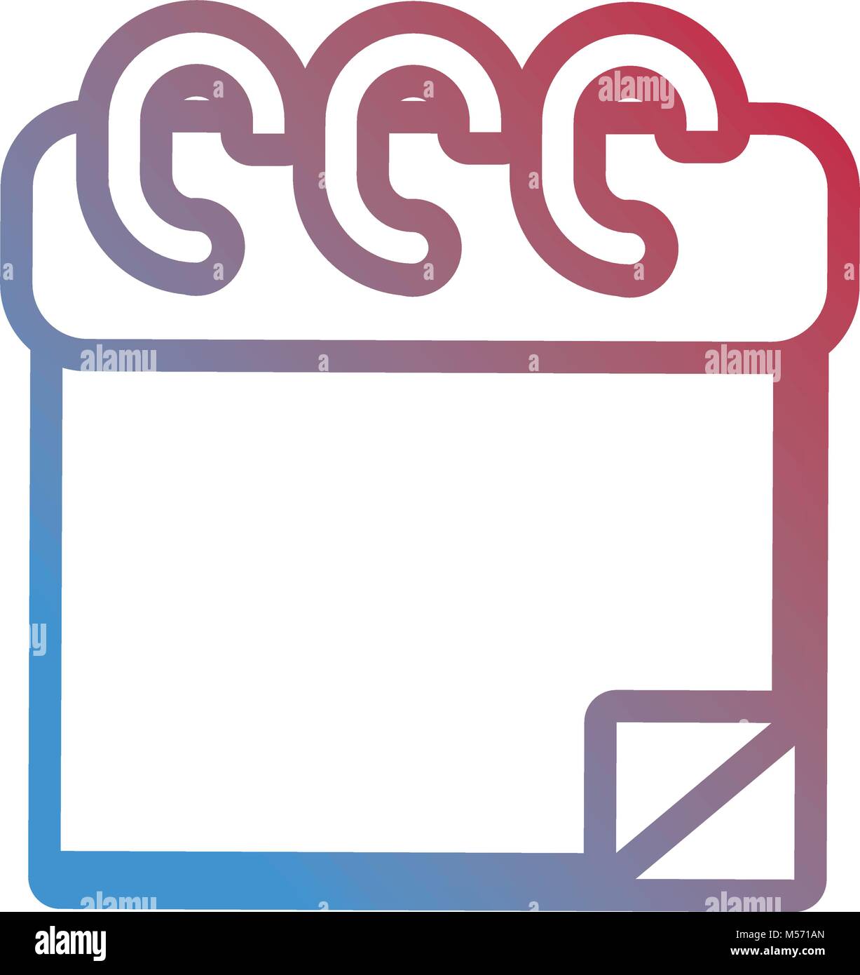 notepad vector illustration Stock Vector Image & Art - Alamy