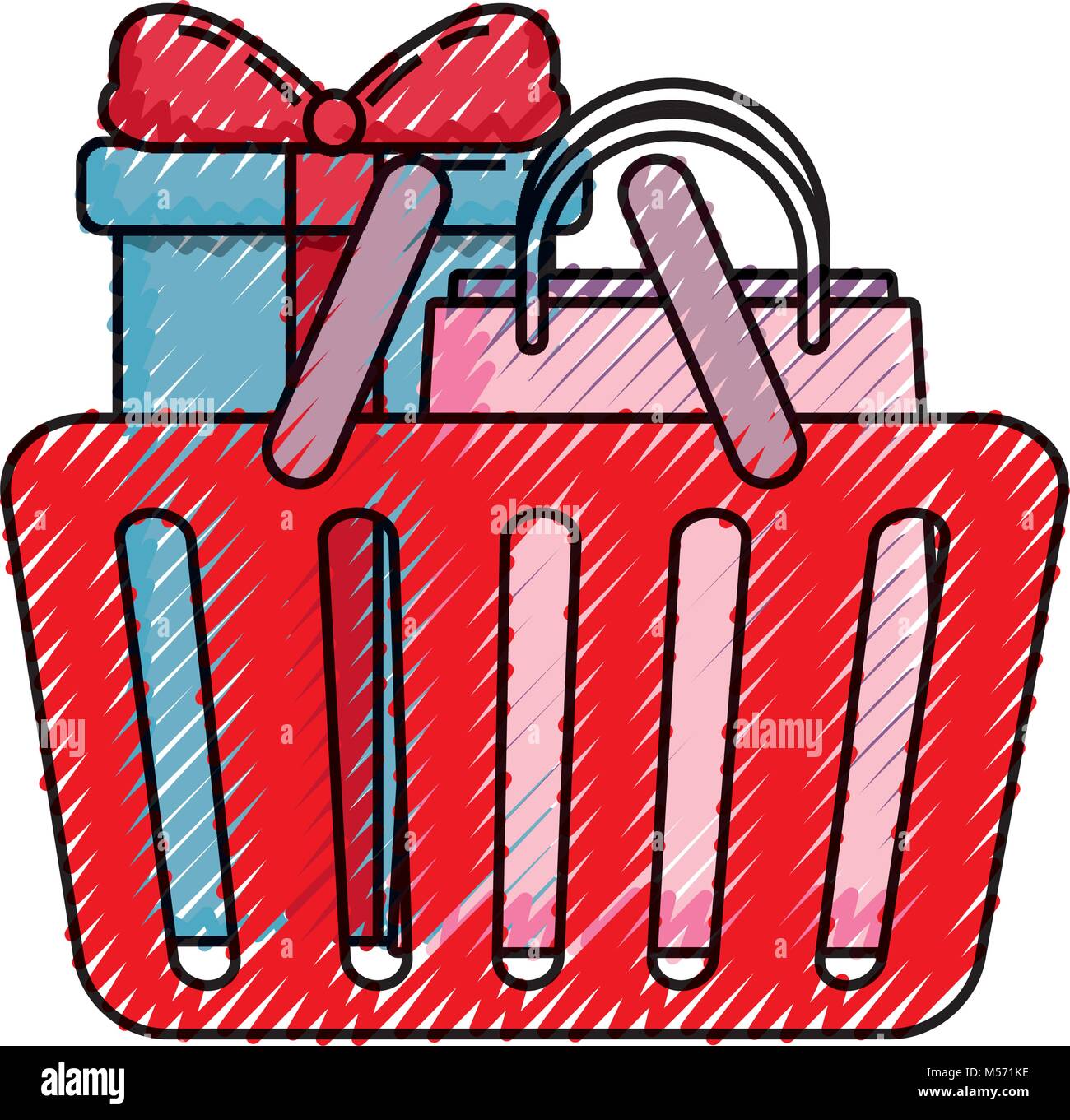 shopping basket design Stock Vector Image & Art - Alamy