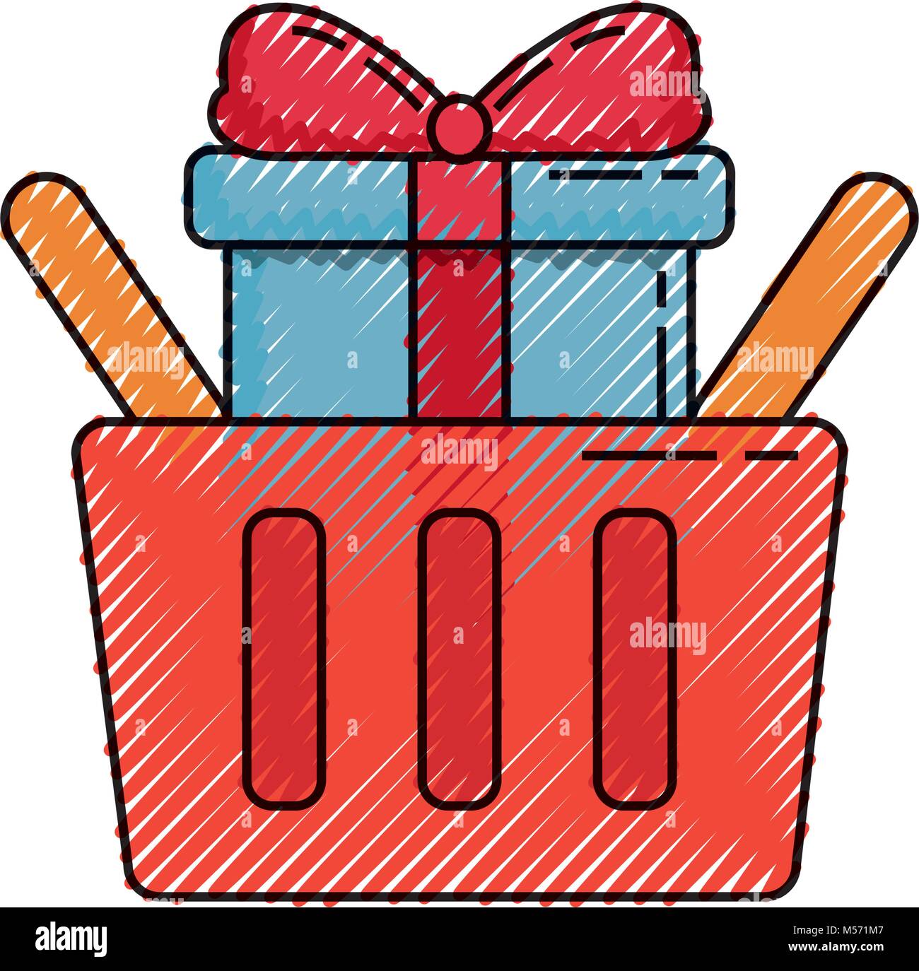 shopping basket design Stock Vector Image & Art - Alamy