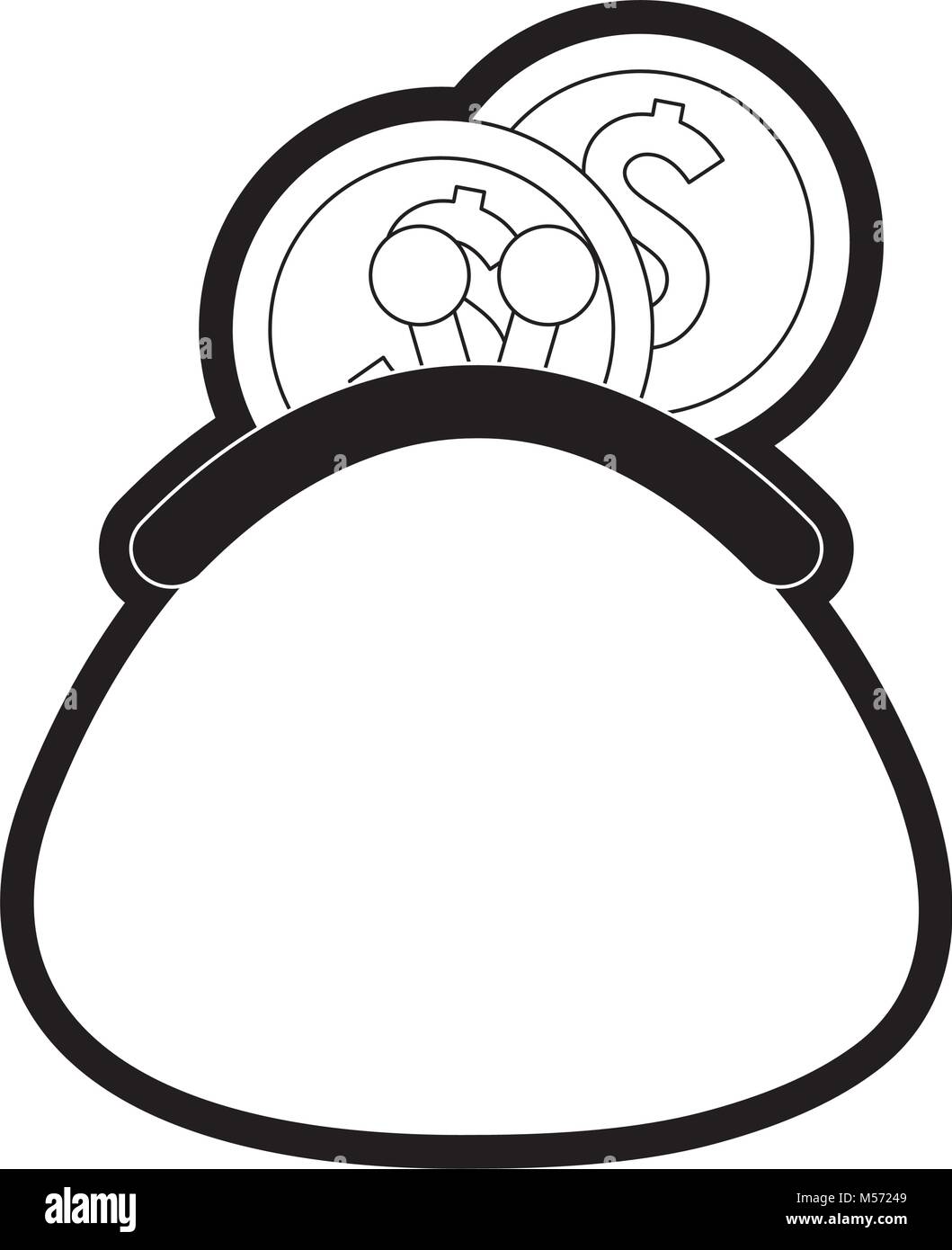 purse vector illustration Stock Vector Image & Art - Alamy