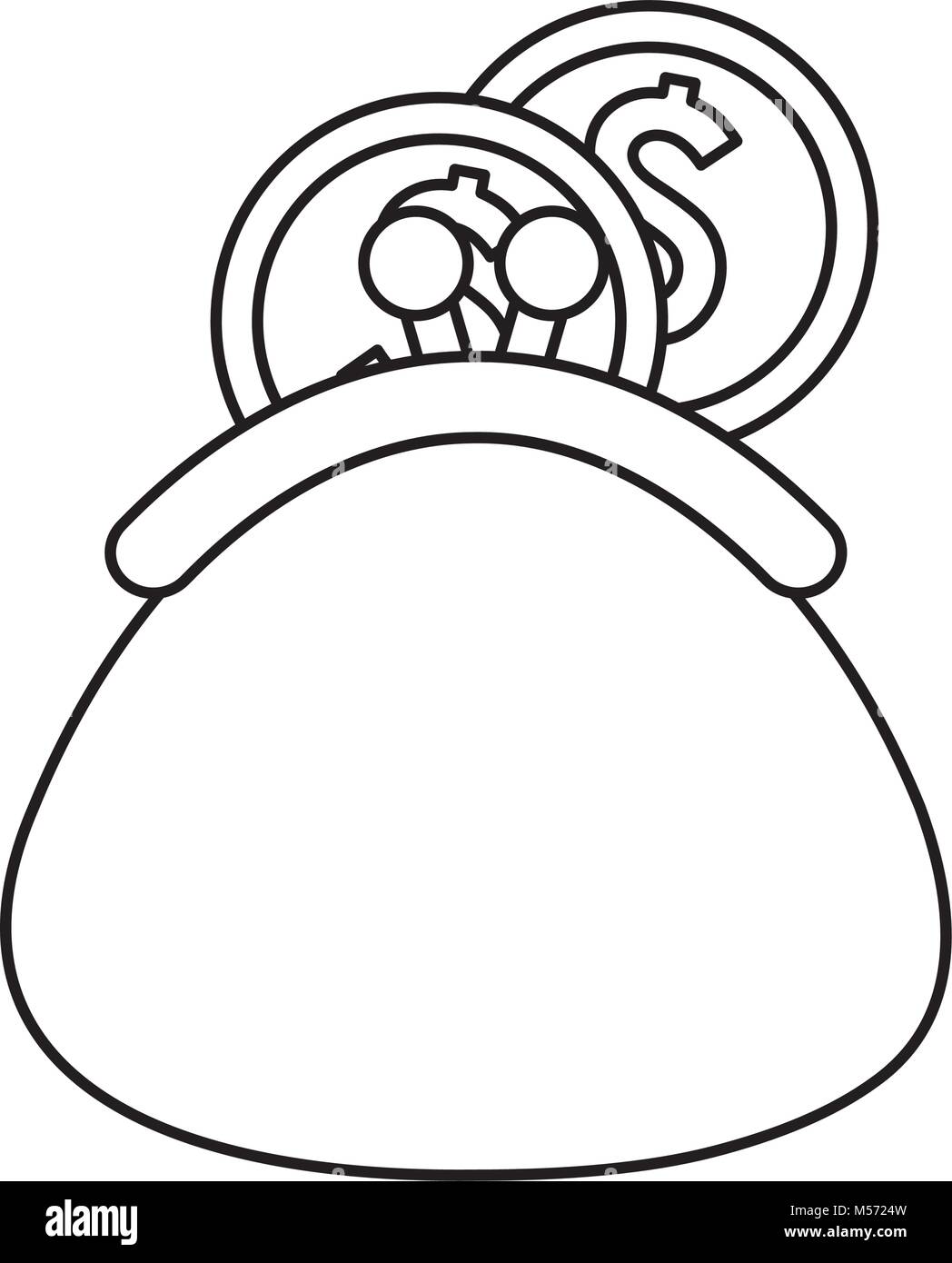 purse vector illustration Stock Vector Image & Art - Alamy