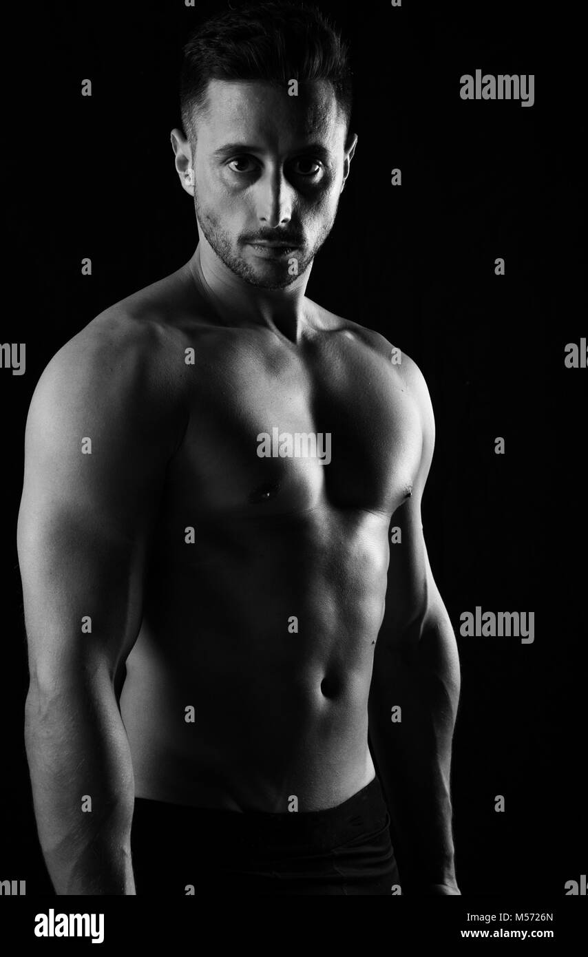 Bodybuilding Black and White Stock Photos & Images - Alamy