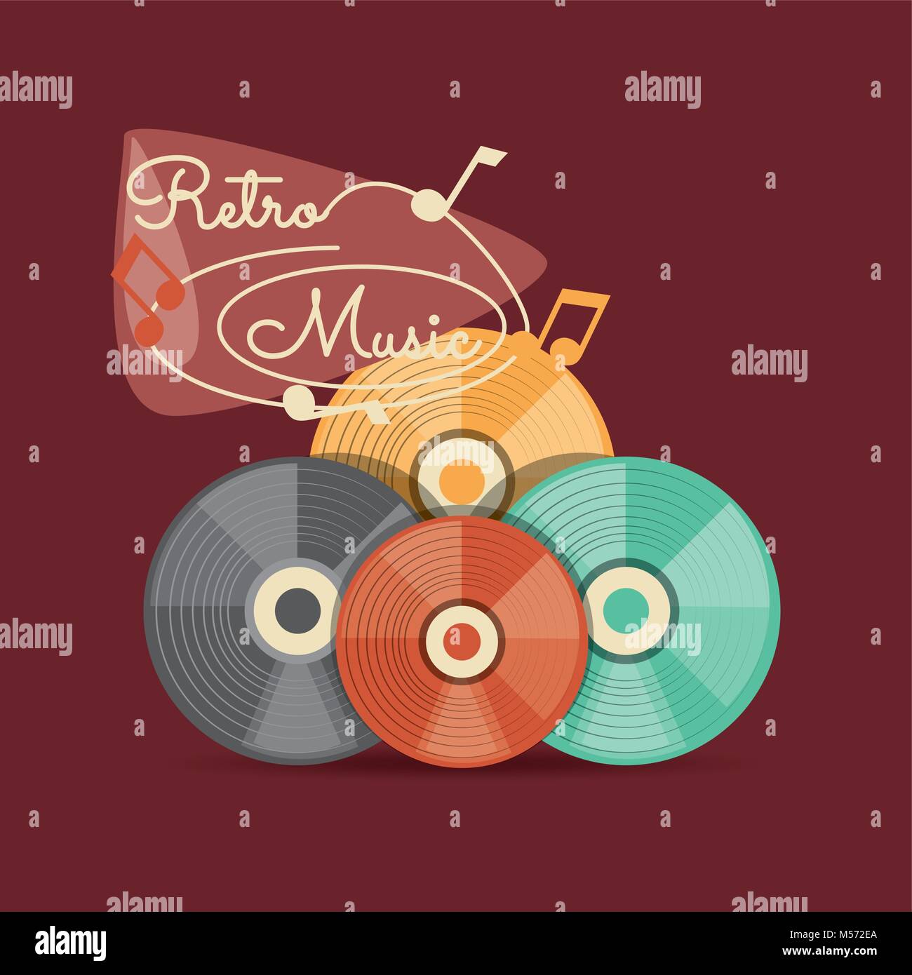Retro music design Stock Vector Image & Art - Alamy