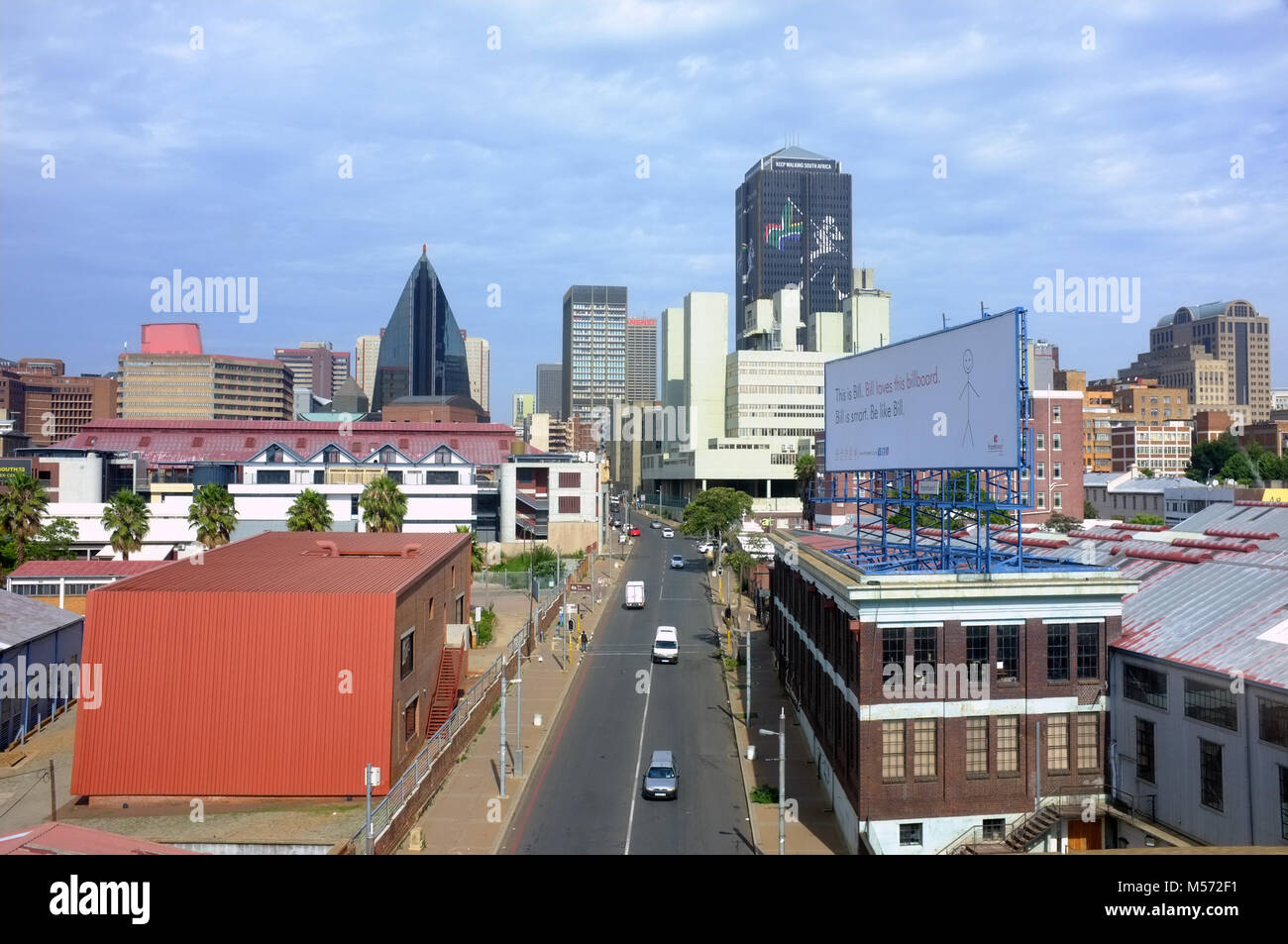 Johannesburg south africa central business district hi-res stock ...