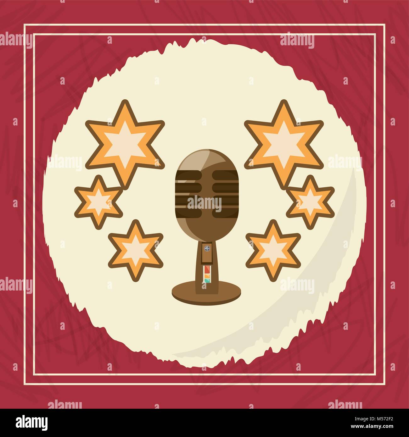 Retro microphone design Stock Vector Image & Art - Alamy