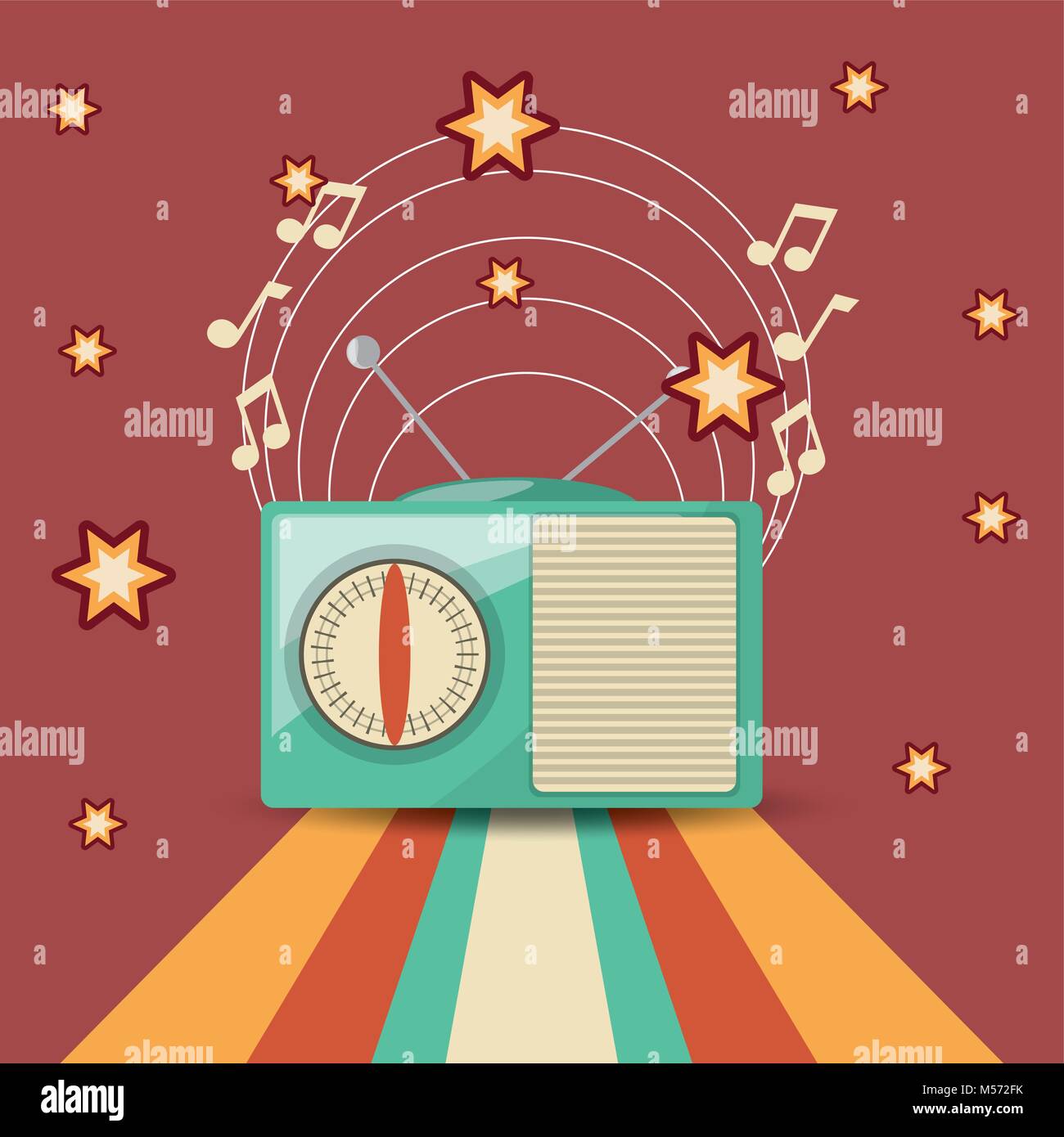 retro music design Stock Vector Image & Art - Alamy