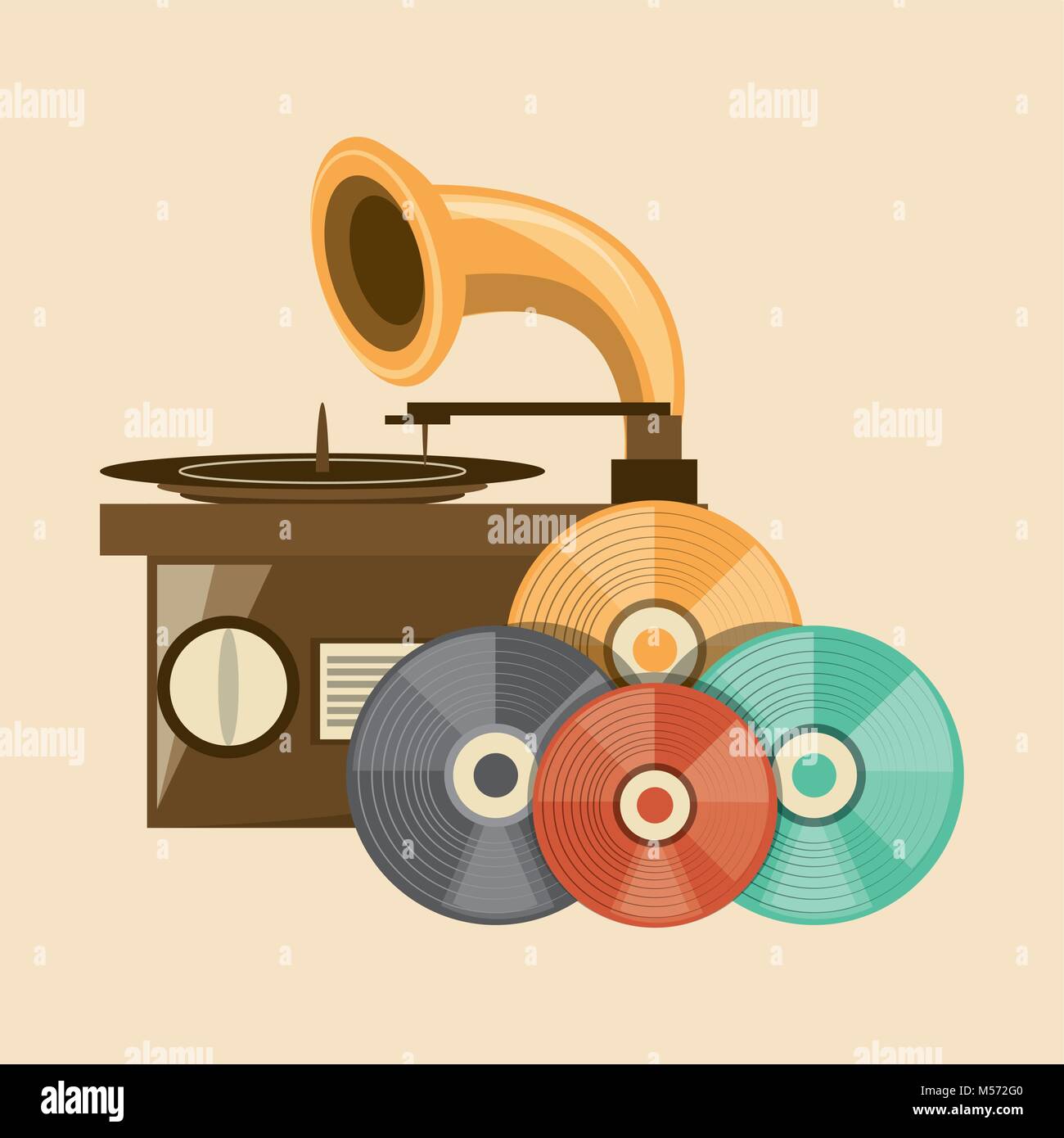 Retro music design Stock Vector Image & Art - Alamy