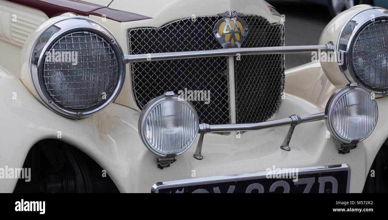 vintage soft top car Stock Photo - Alamy